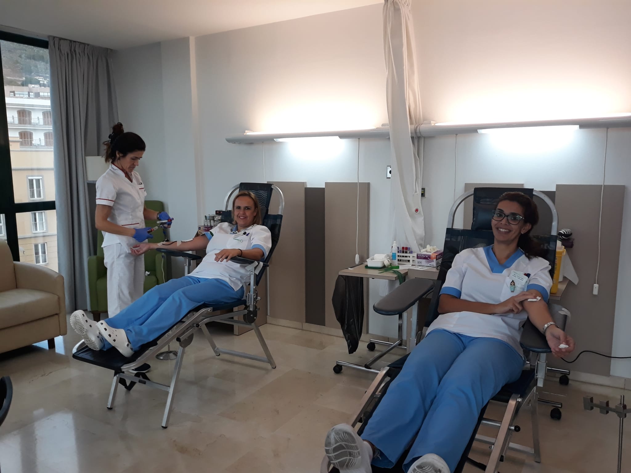 Colecta de sangre en Hospiten - Banco de Sangre de Canarias